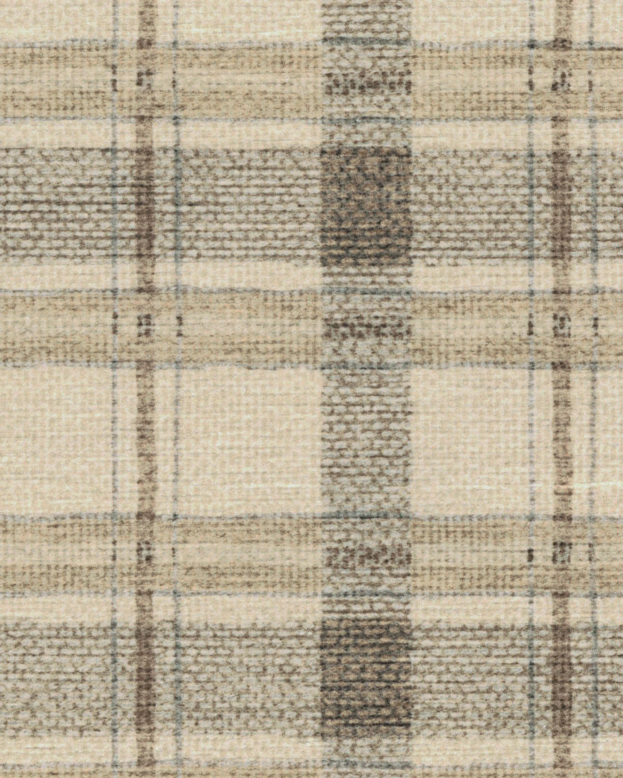 Piper Plaid Neutral Rug | Ruggable