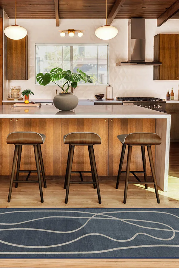 Strova Dusk Blue Rug | Ruggable