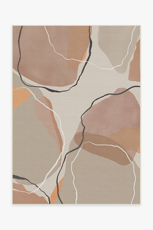 Outdoor Petra Copper Rose Rug