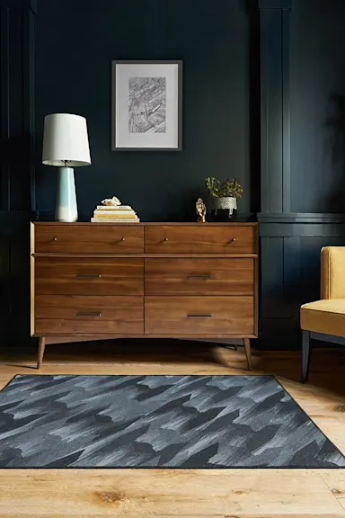 TIE Fighter Houndstooth Blue Rug | Ruggable