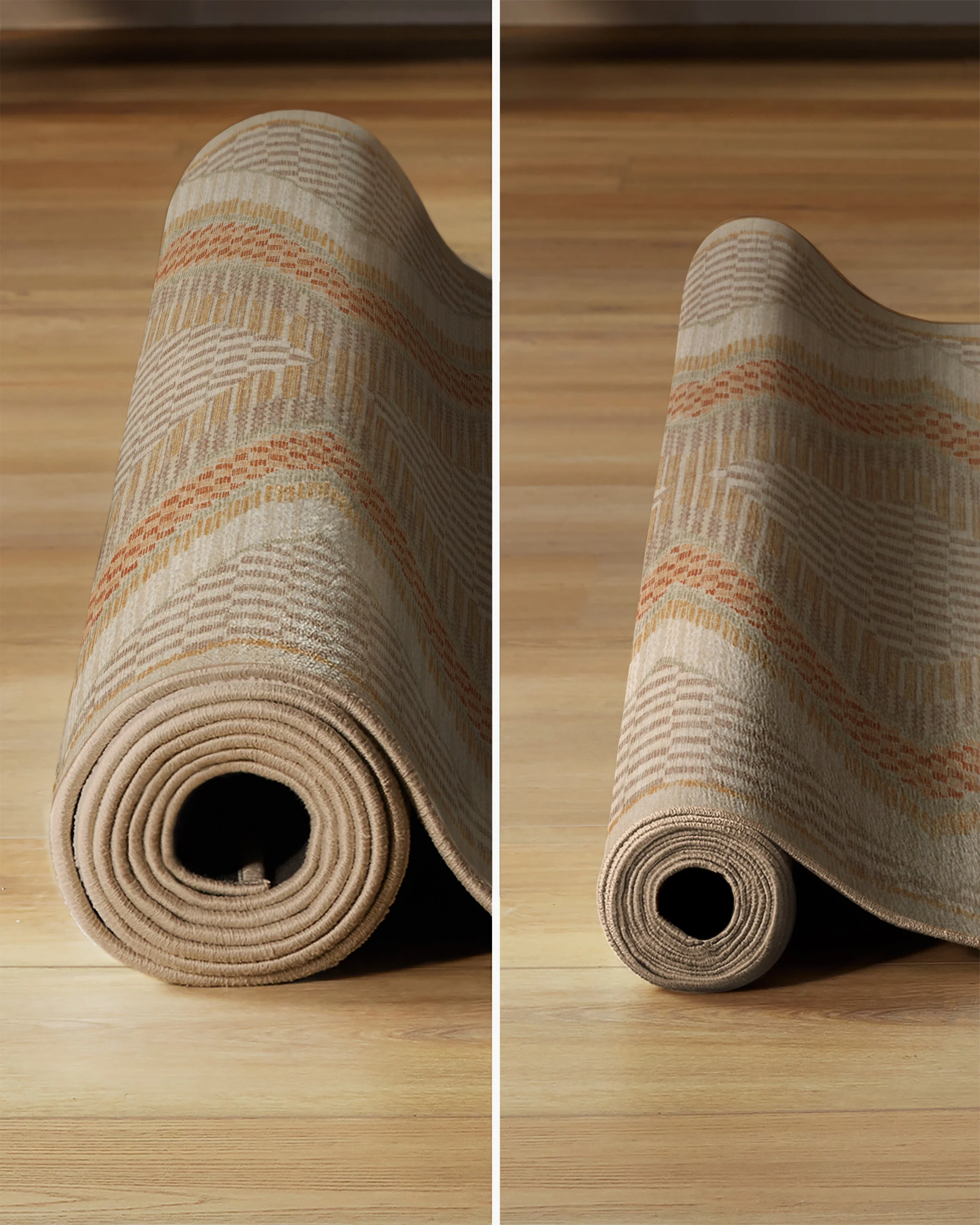 Justina Blakeney Etta Natural & Terra Tufted Rug | Ruggable