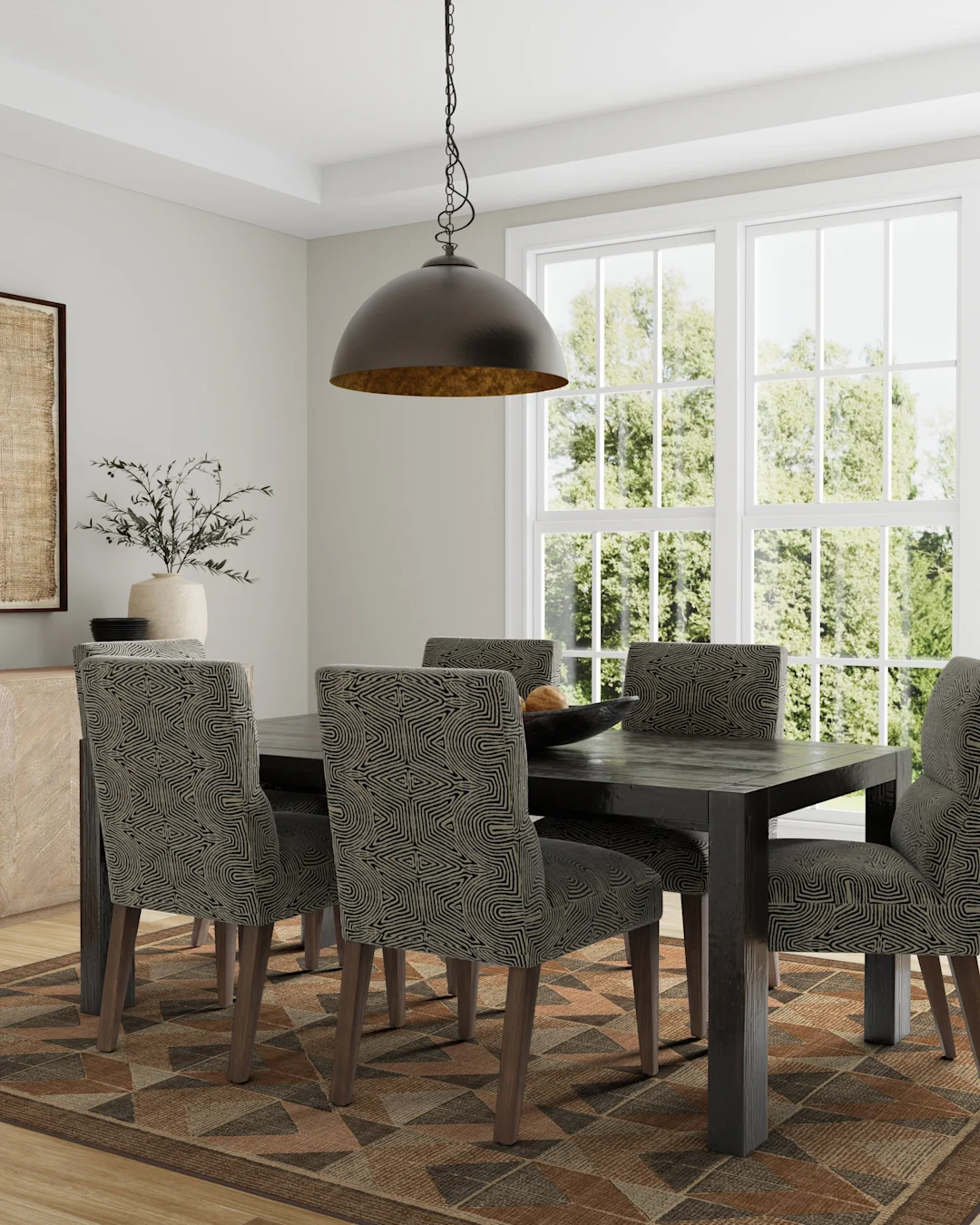 Ember Copper & Brown Rug | Ruggable