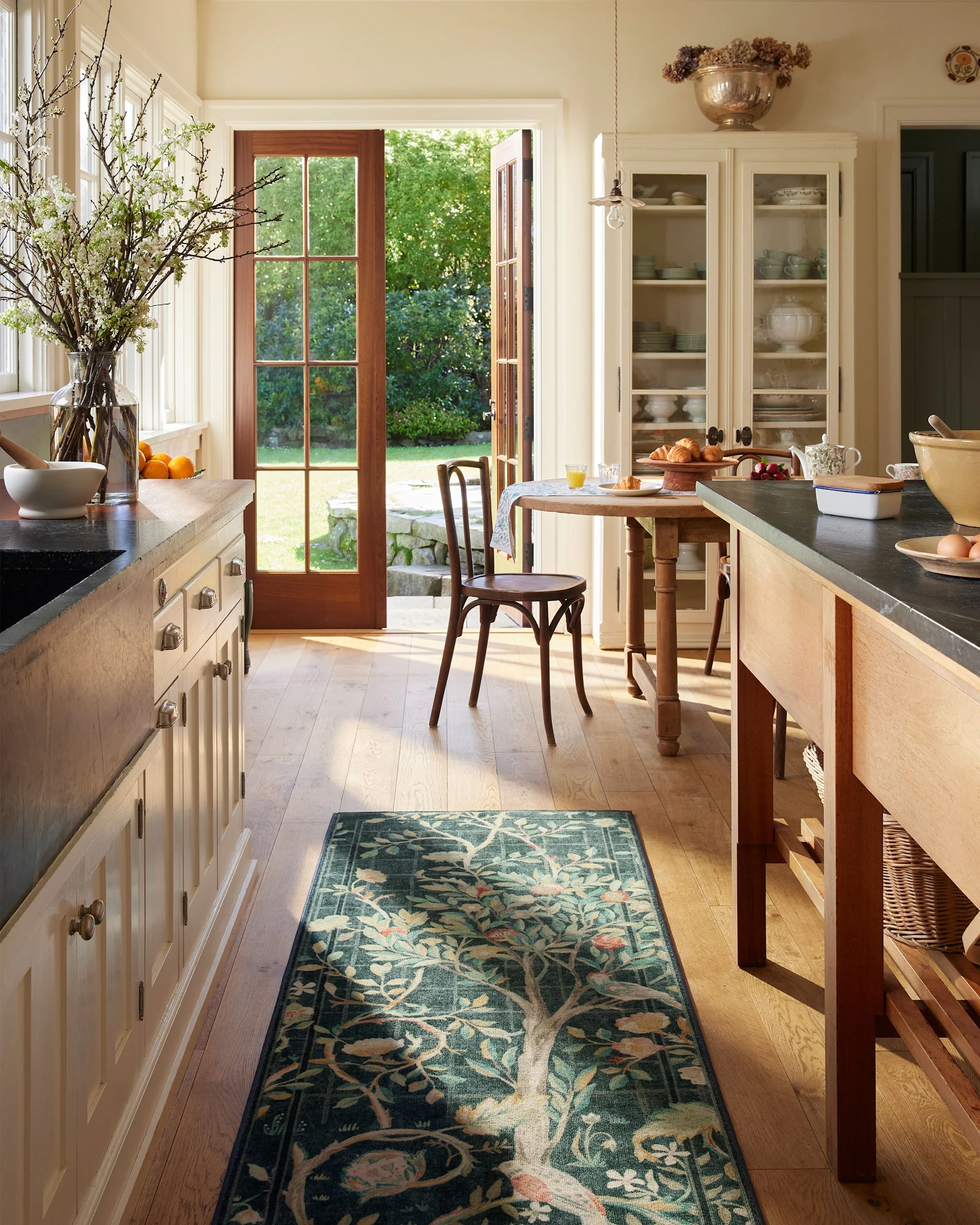 Morris & Co. Melsetter Teal Green Rug | Ruggable