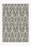 Mickey Damask Charcoal Rug | Ruggable