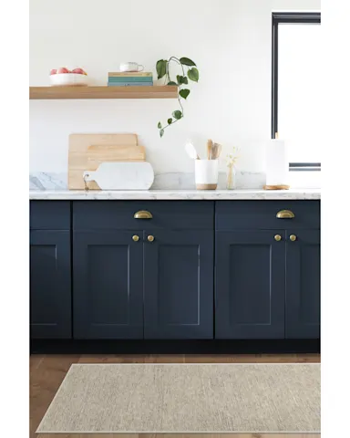 Melange Solid Light Grey Rug | Ruggable