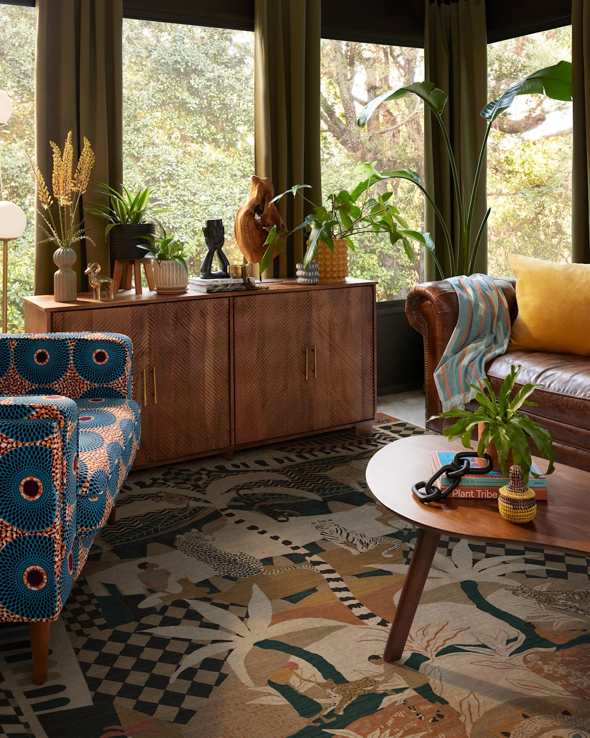 Architectural Digest La Joie Natural Multicolour Rug | Ruggable