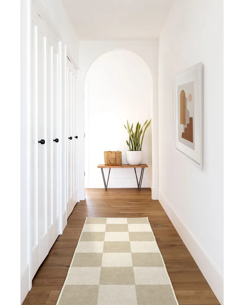 Jaque Checkered Stone Rug | Ruggable