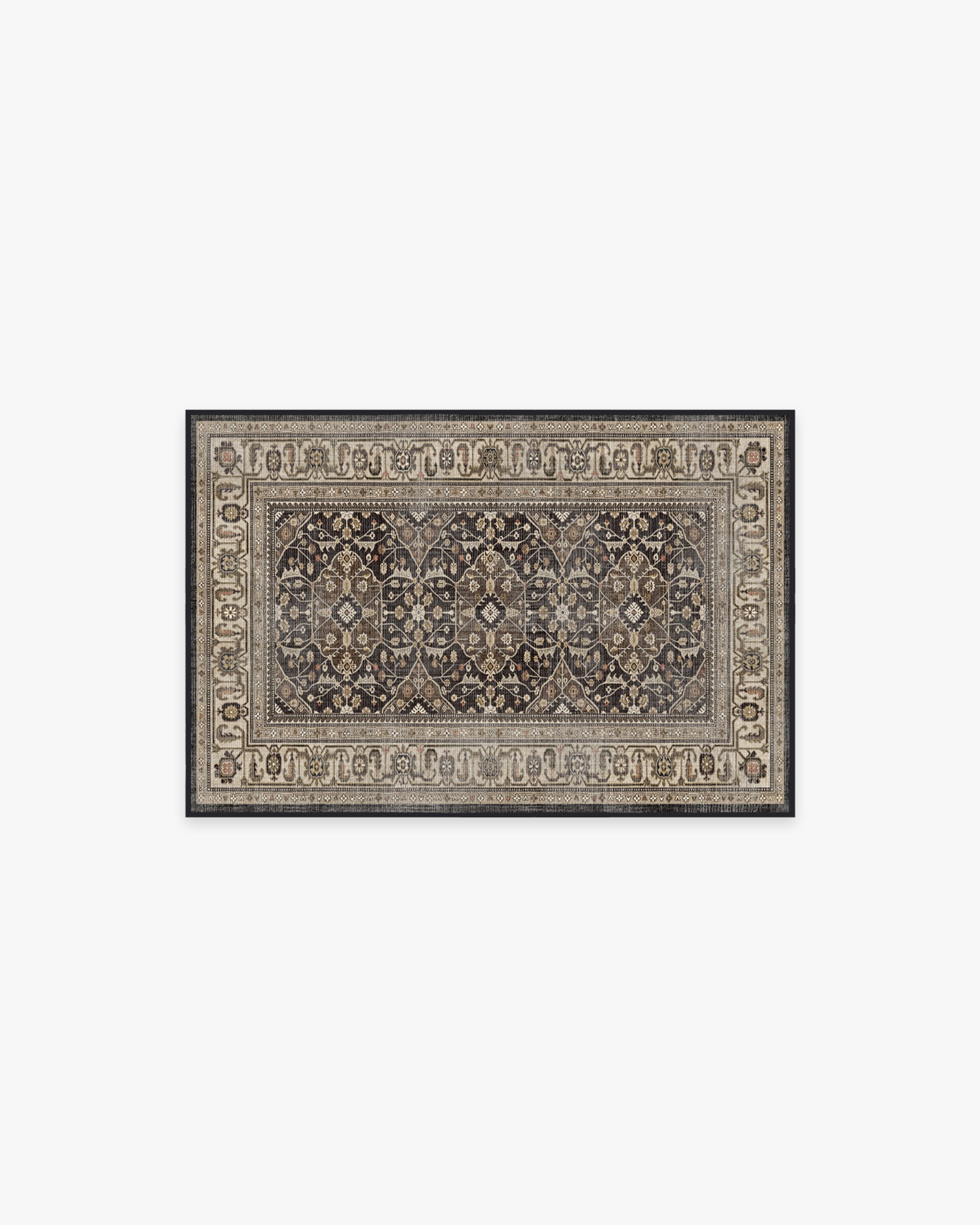 Alessia Dark Wood Rug | Ruggable