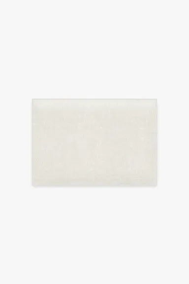 Solid Off-White Bath Mat | Ruggable