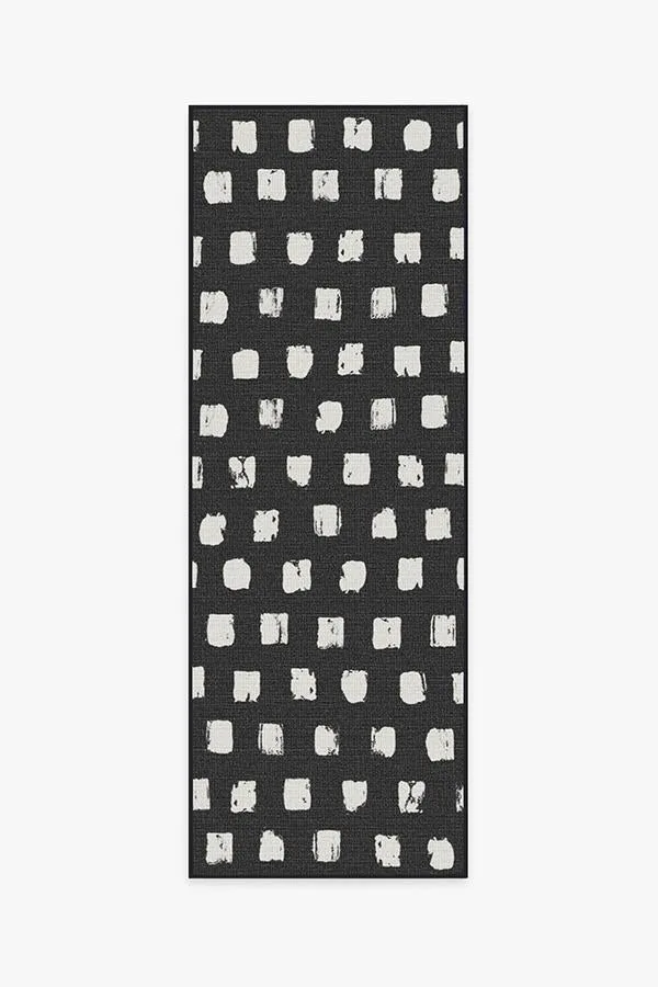 Outdoor Cobblestone Black Rug | Ruggable