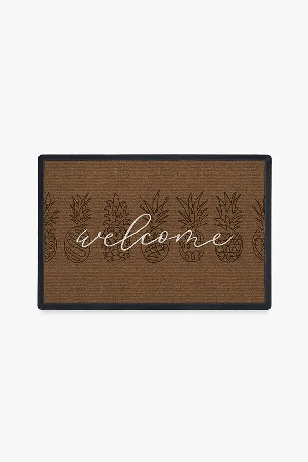 Pineapple Greeting Doormat | Ruggable