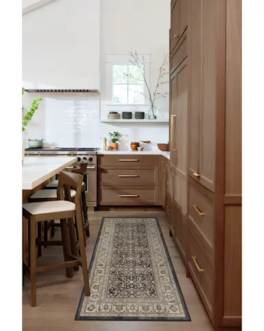 Alessia Dark Wood Tufted Rug | Ruggable