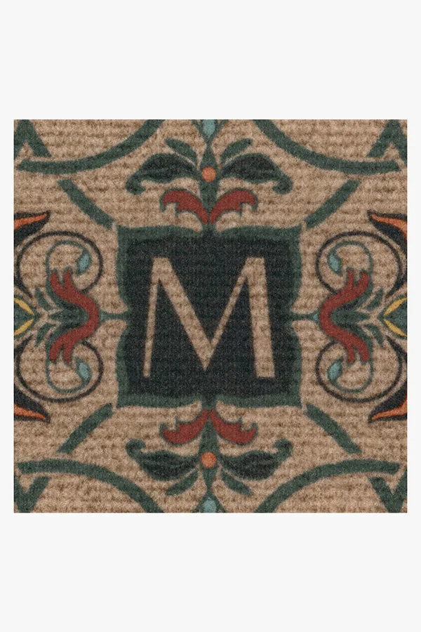 Maeva Monogram Doormat | Ruggable