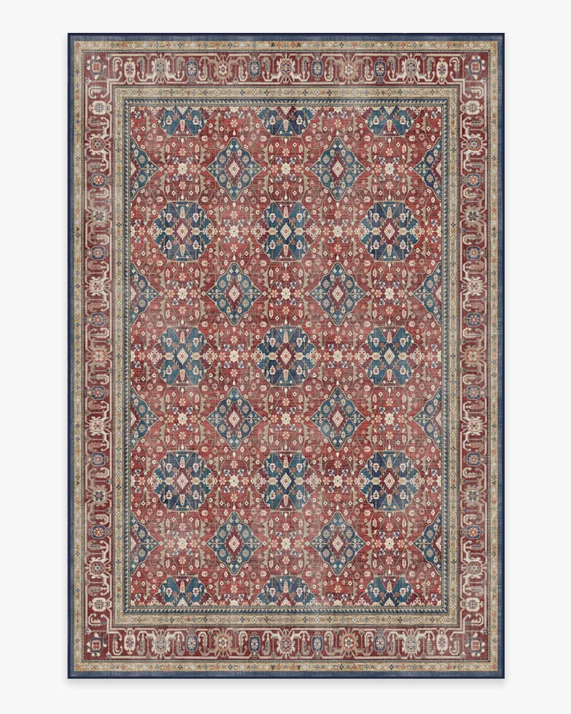Alessia Royal Red Rug | Ruggable