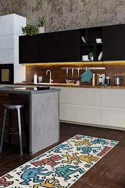 Keith Haring Block Party Multicolour | Ruggable