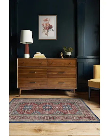 Alessia Royal Red Rug | Ruggable