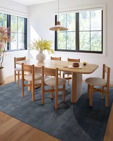 Eclipse Navy Rug | Ruggable