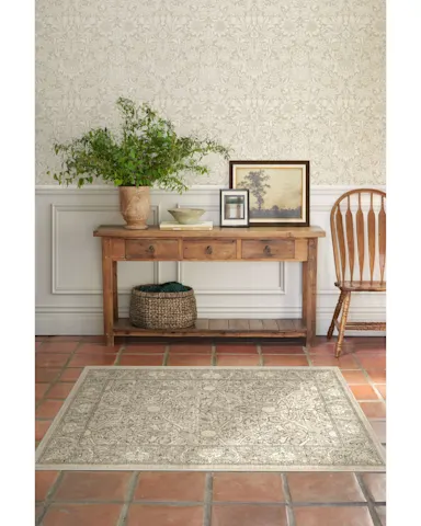 Morris & Co. Montreal Natur Stein Teppich | Ruggable