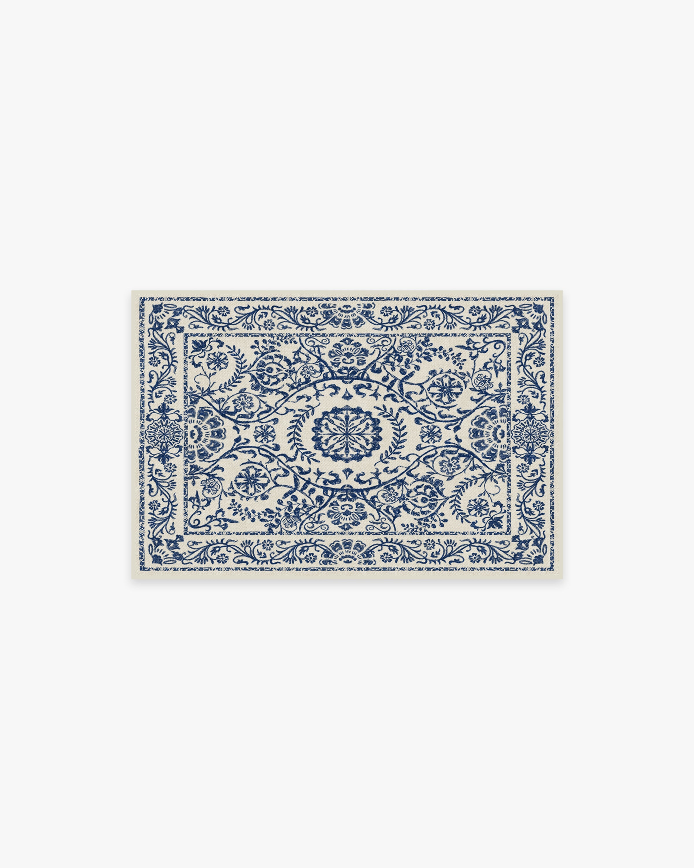 Delphina Delft Blue Rug | Ruggable