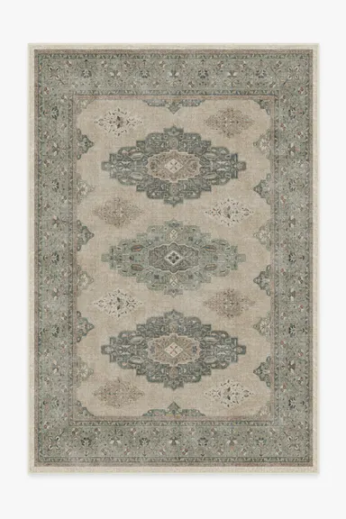 Maxine Natural Sage Rug | Ruggable