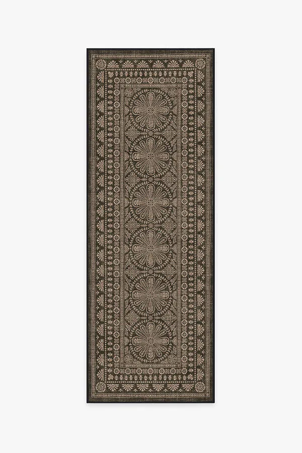 Maia Soft Black Re-Jute Rug | Ruggable