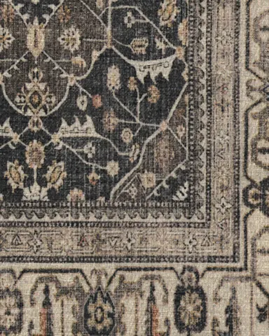 Alessia Dark Wood Tufted Rug | Ruggable