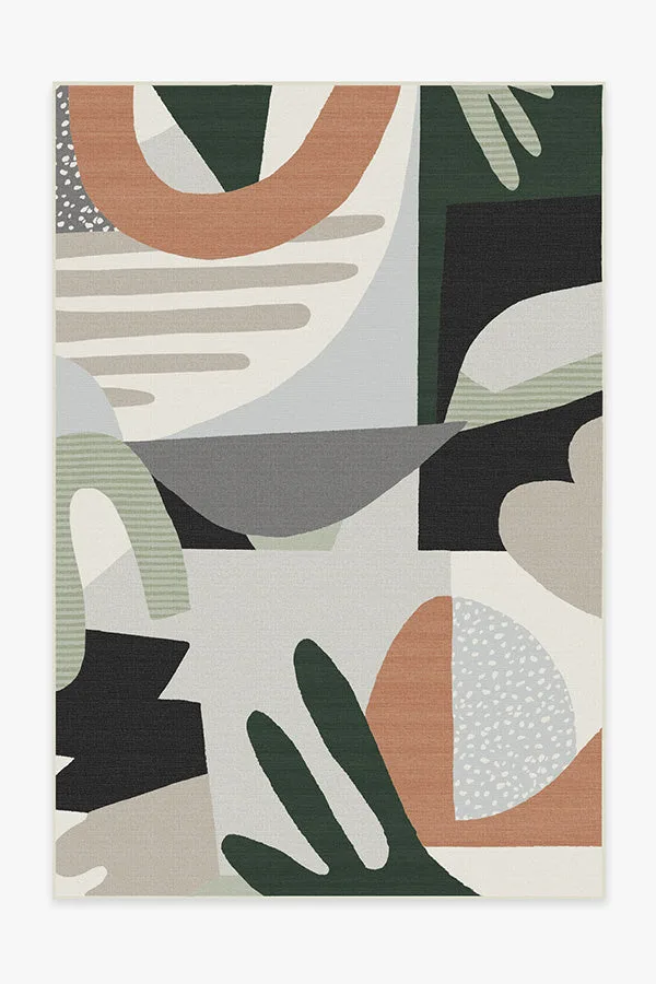 Outdoor Medley Desert Sage Rug | Ruggable