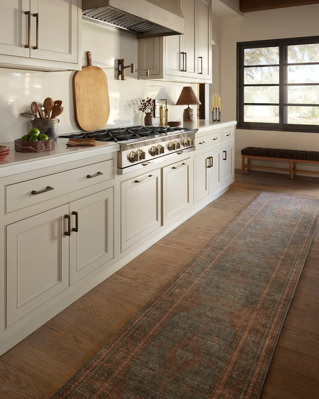 Rowan Teal Blue & Copper Rug | Ruggable