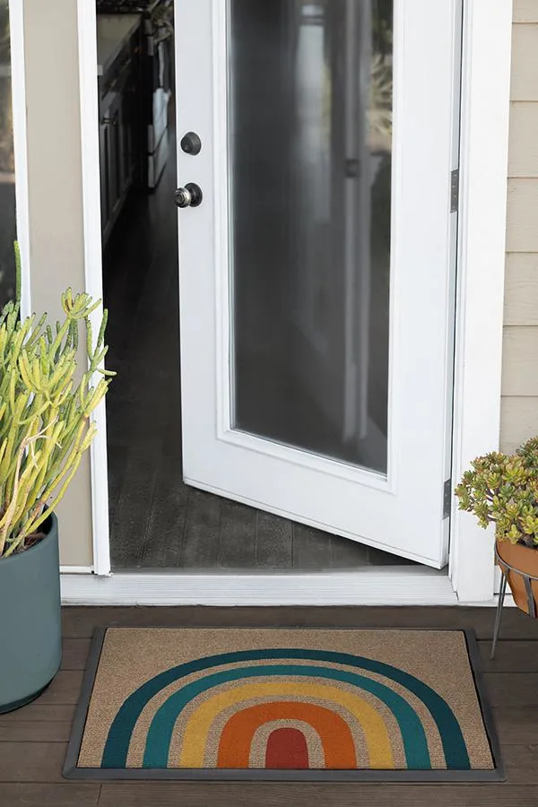 Aria Rainbow Doormat | Ruggable