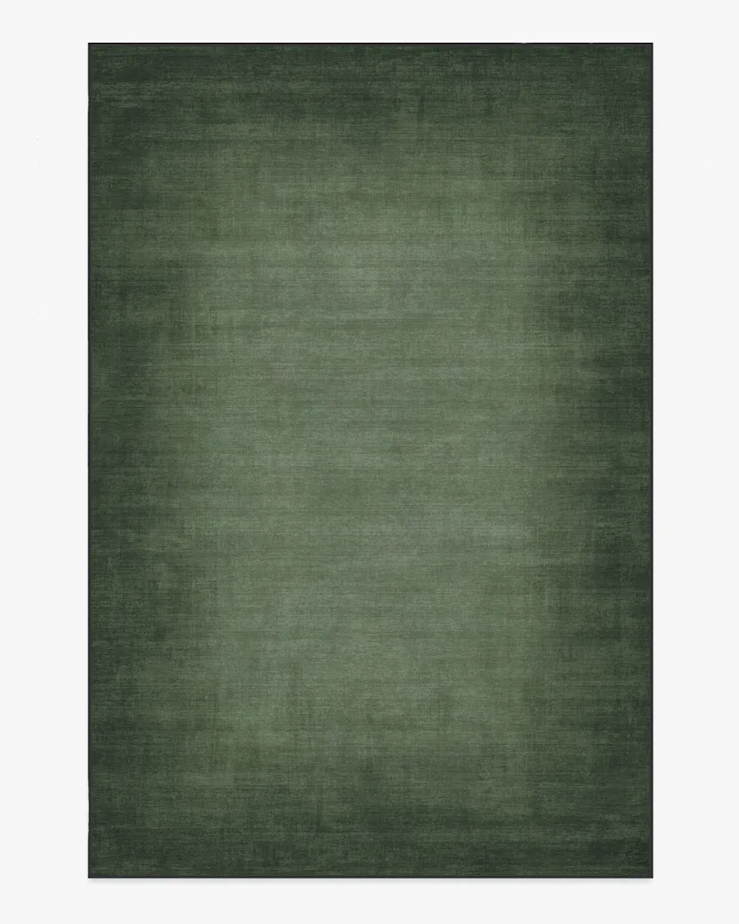 Aura Ombre Solid Sage Rug | Ruggable