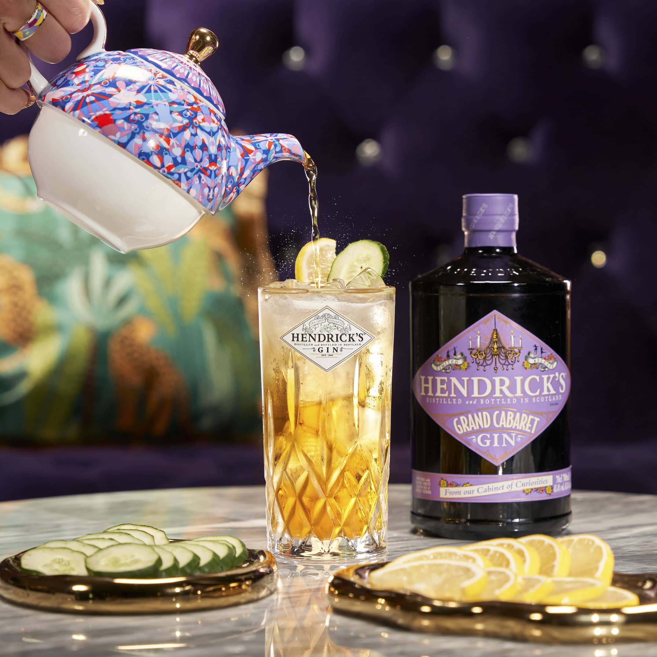 Iced Tea Gin Cocktail - Hendrick's Grand Cabaret Gin