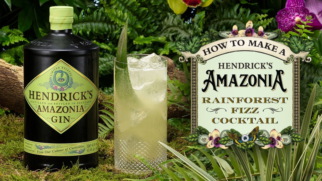 Rainforest Gin Fizz - Unusual Gin Cocktails - Hendrick's Gin