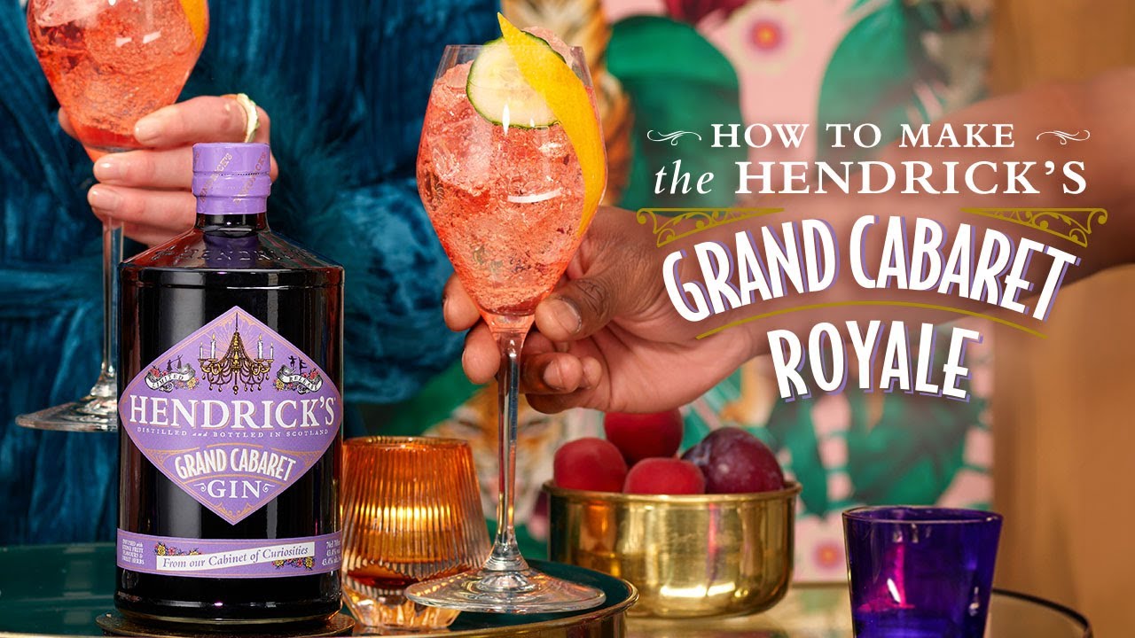 Grand Cabaret Royale Cocktail | Gin Fizz | Hendrick’s Gin Fizz