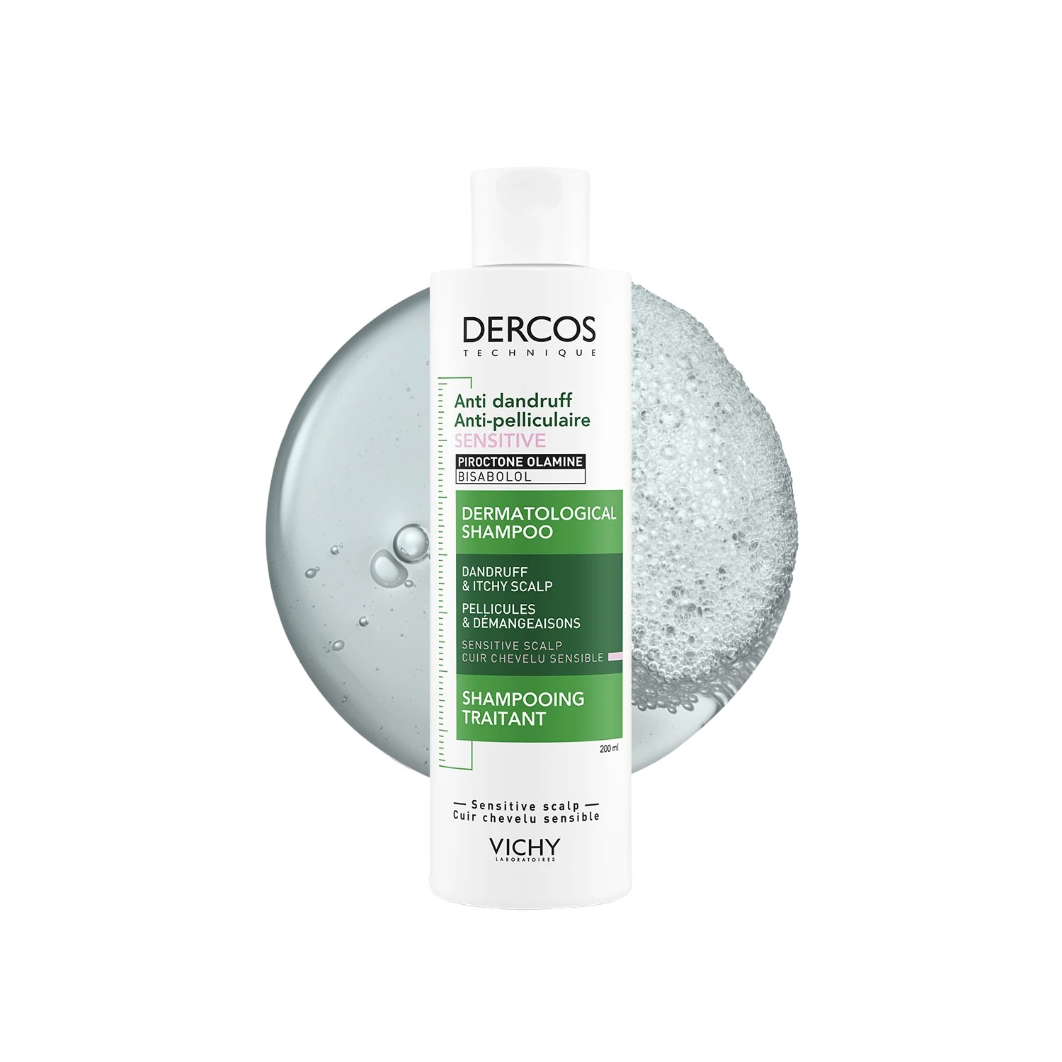 Vichy Dercos Anti-Dandruff Shampoo For Sensitive Scalp Hair Conditioner