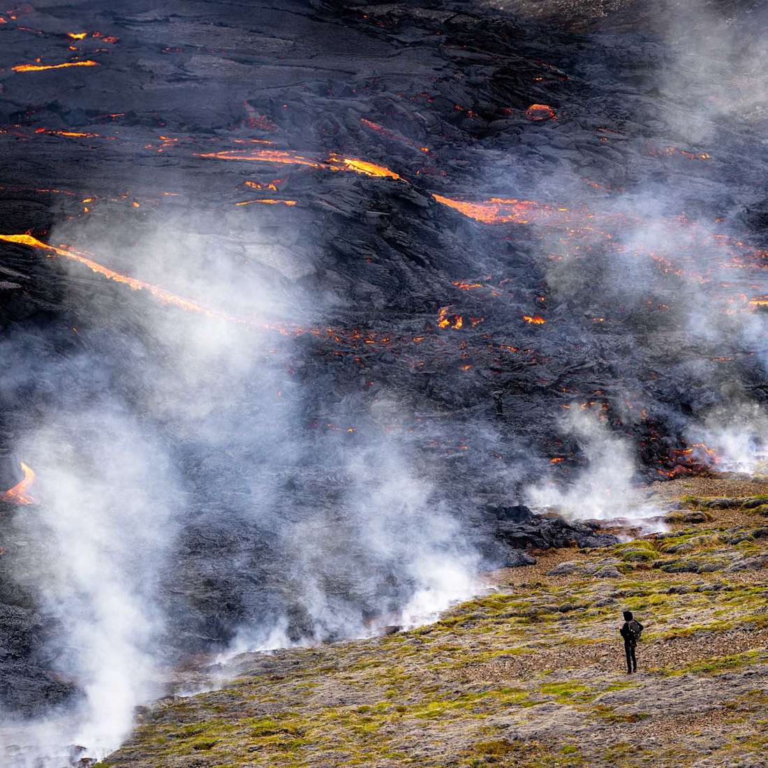 Volcano Hike and the Sky Lagoon | Reykjavik Excursions