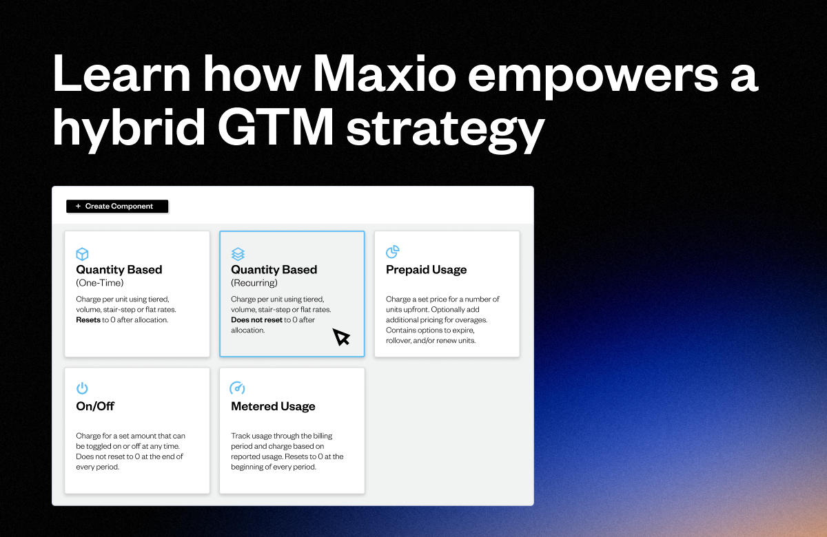 Maxio Fall Product Updates: Hybrid GTM Demystified | Maxio