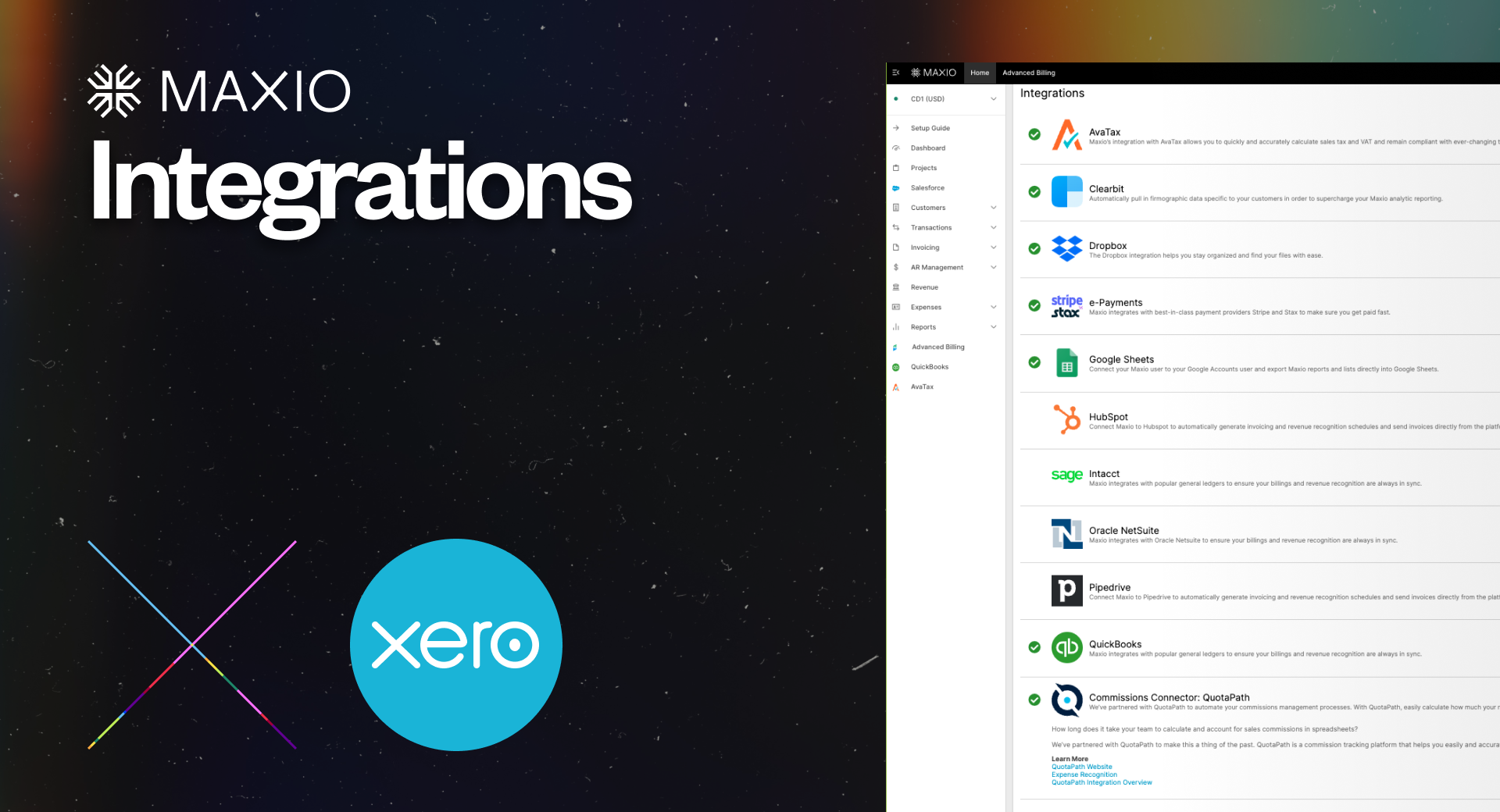 Xero Integration for Your B2B SaaS Business | Maxio