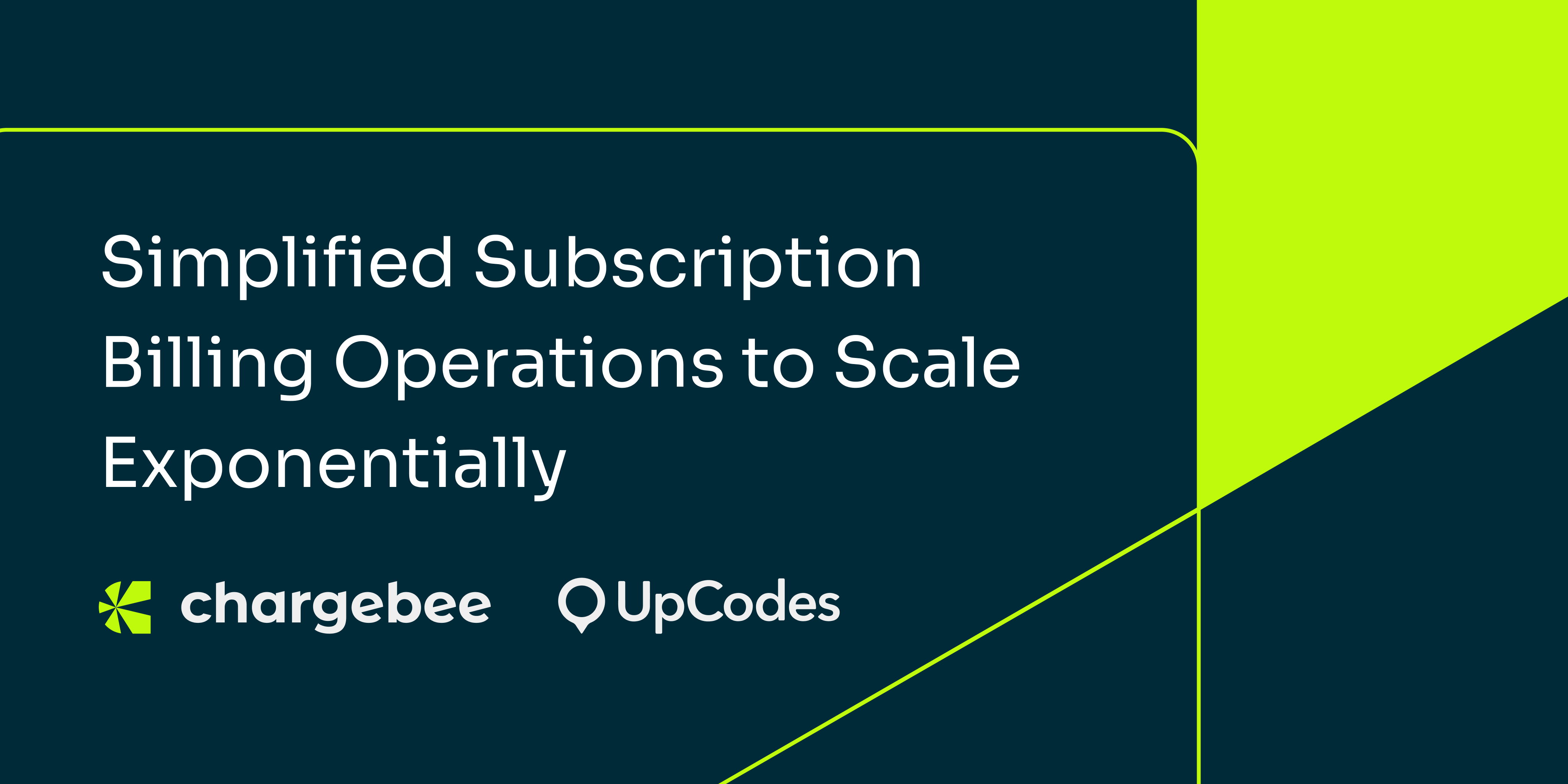 YC-backed UpCodes simplified their subscription billing operations with Chargebee