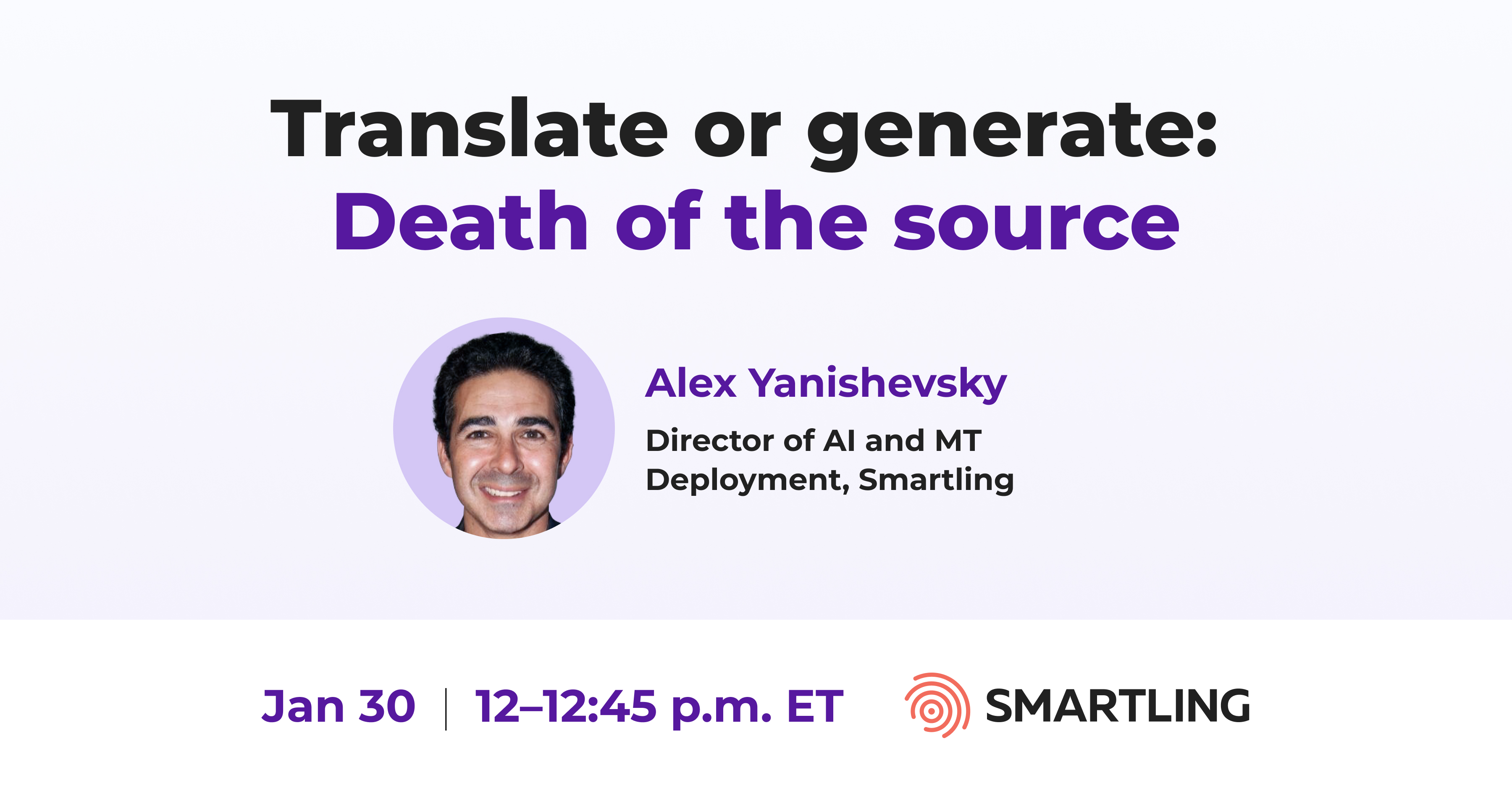 Upcoming Events | Smartling