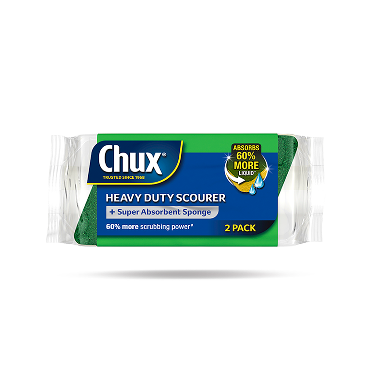 Heavy Duty Scourer + Super Absorbent Sponge | Chux