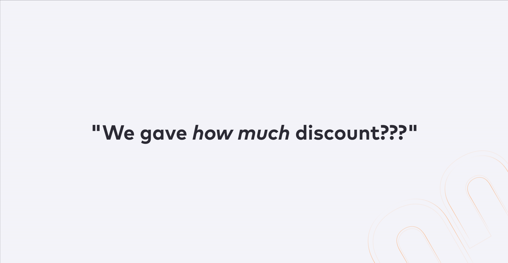 Protecting your upside when discounting - Bunny