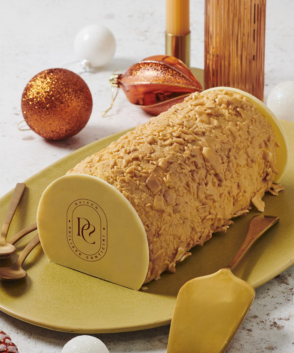 Bûche exotique Maison philippe conticini | Galeries Lafayette Le Gourmet
