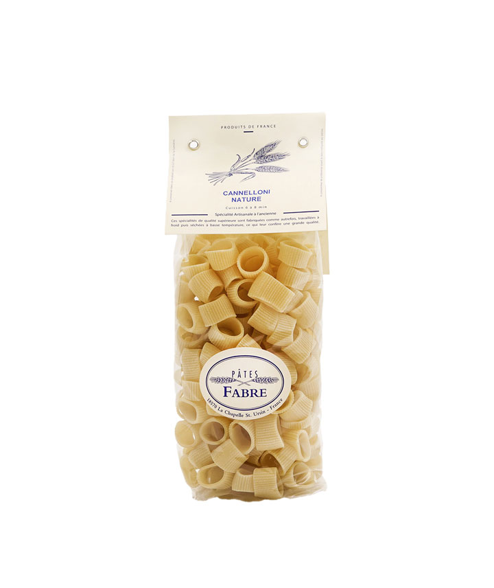 Cannelloni rigate nature Pates fabre | Galeries Lafayette Le Gourmet