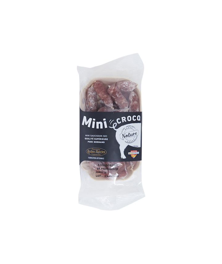 Mini saucissons secs - Mini Crocq nature Roches blanches | Galeries ...