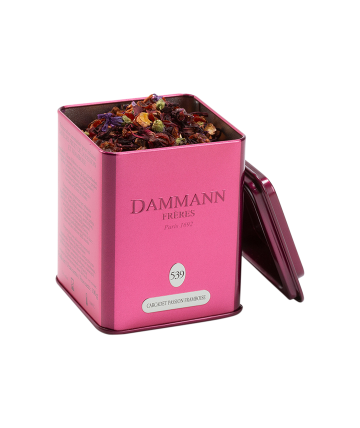 Infusion Carcadet passion et framboise - Boîte vrac Dammann frères ...
