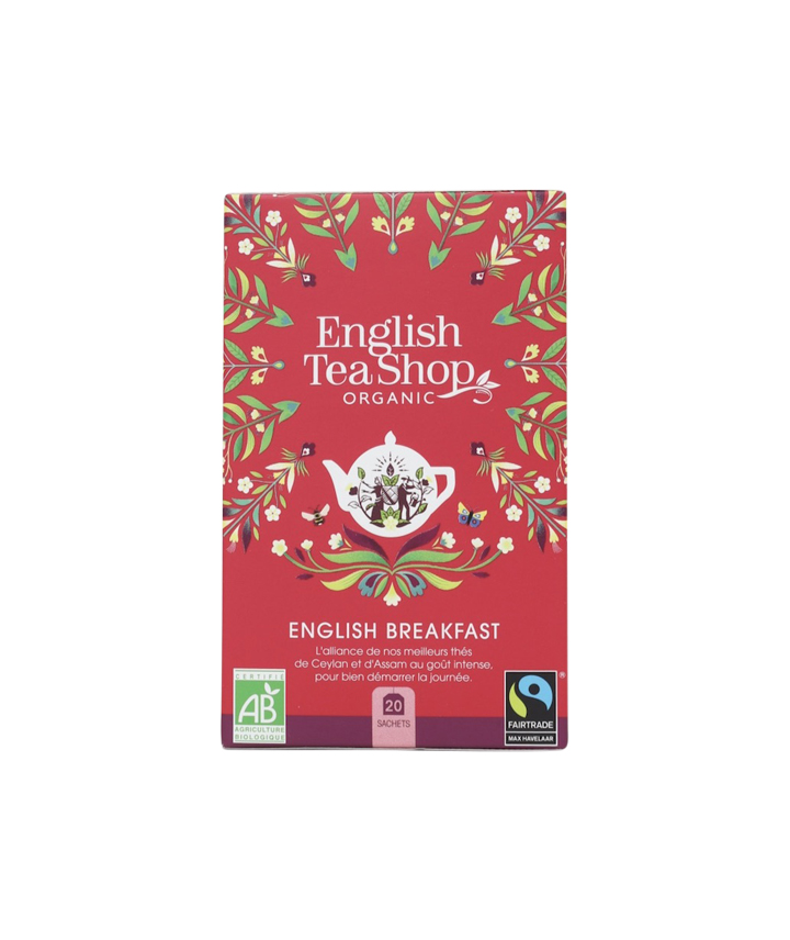 Thé English Breakfast - 20 sachets The english tea shop | Galeries ...
