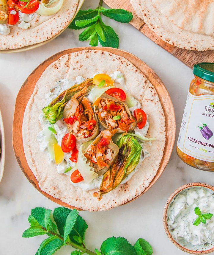 Aubergines farcies Terroirs du liban | Galeries Lafayette Le Gourmet