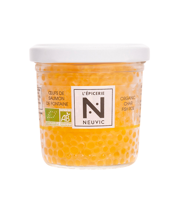 Oeufs de saumon de fontaine bio Caviar de neuvic | Galeries Lafayette ...