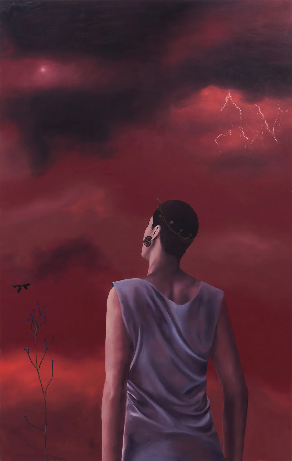 WePresent | Sarah Al-Sarraj’s paintings of a time-traveling mythical tribe