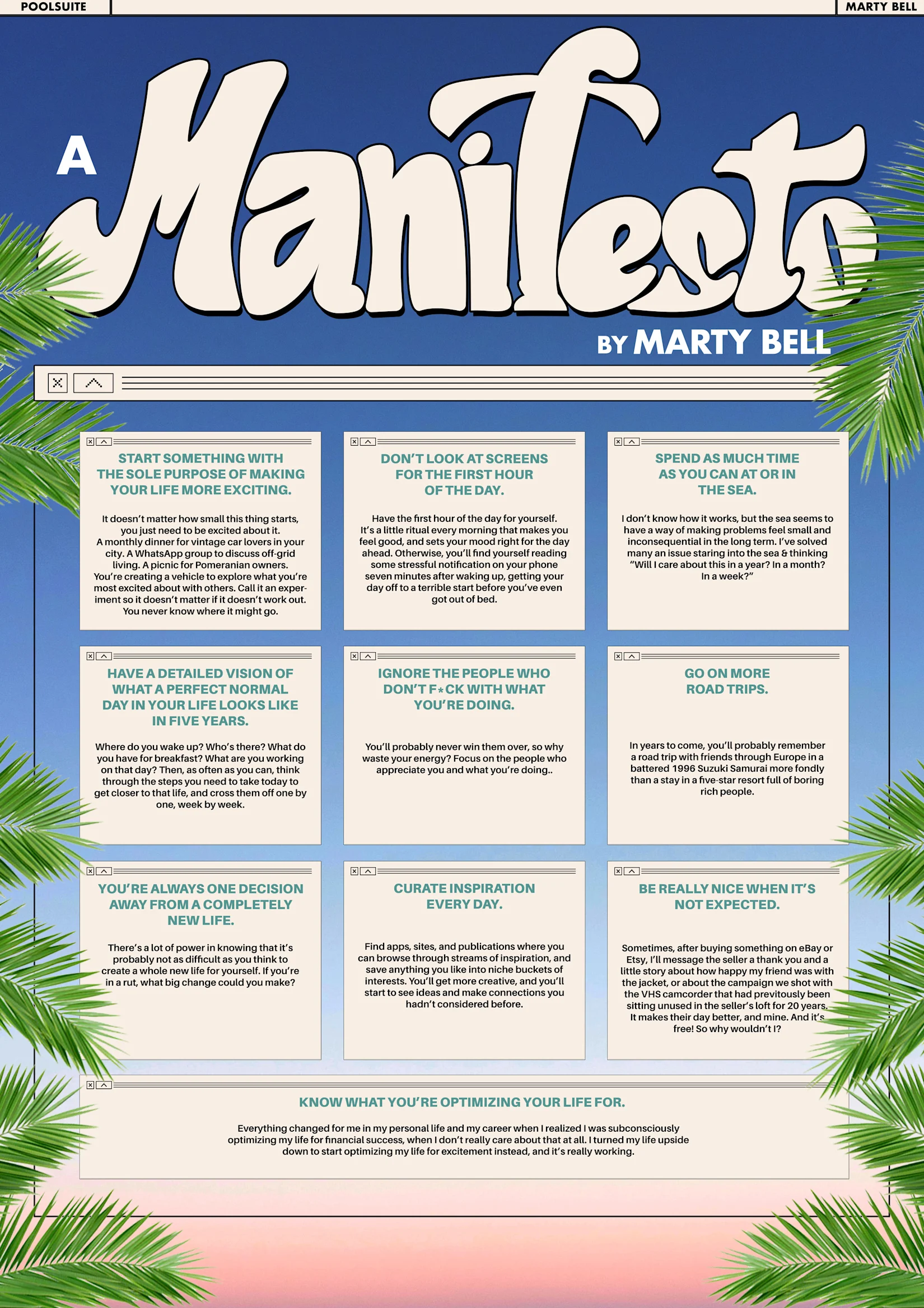 WePresent | Marty Bell’s 10 tips for a more fulfilling (and fun) life